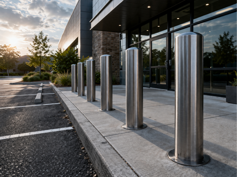 How Stainless Steel Bollards Improve Safety & Security